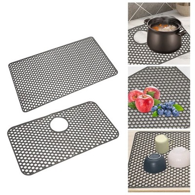 Kitchen Countertop Sink Pad in Flexible Silicone for Easy Storage and ...