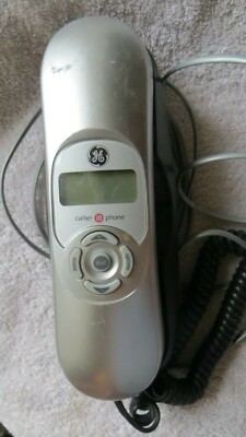 GE Caller ID Corded Telephone 29267GE3-B Atlinks USA Silver | eBay