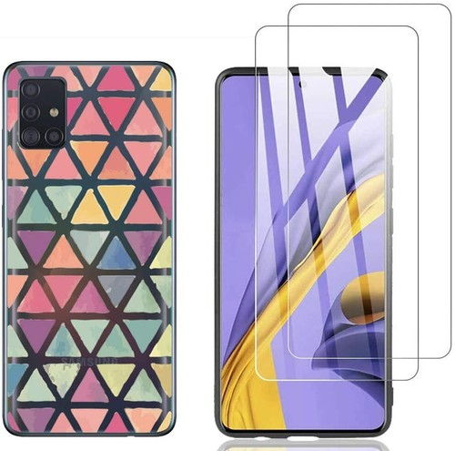 Samsung Galaxy A51 - Pack Of 2 Films Toughened Glass Screen Protector ...
