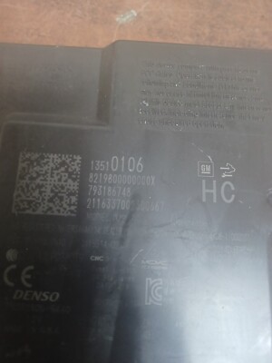 2017 Cadillac CTS OEM Keyless Entry Computer Control Module 13510106 ...