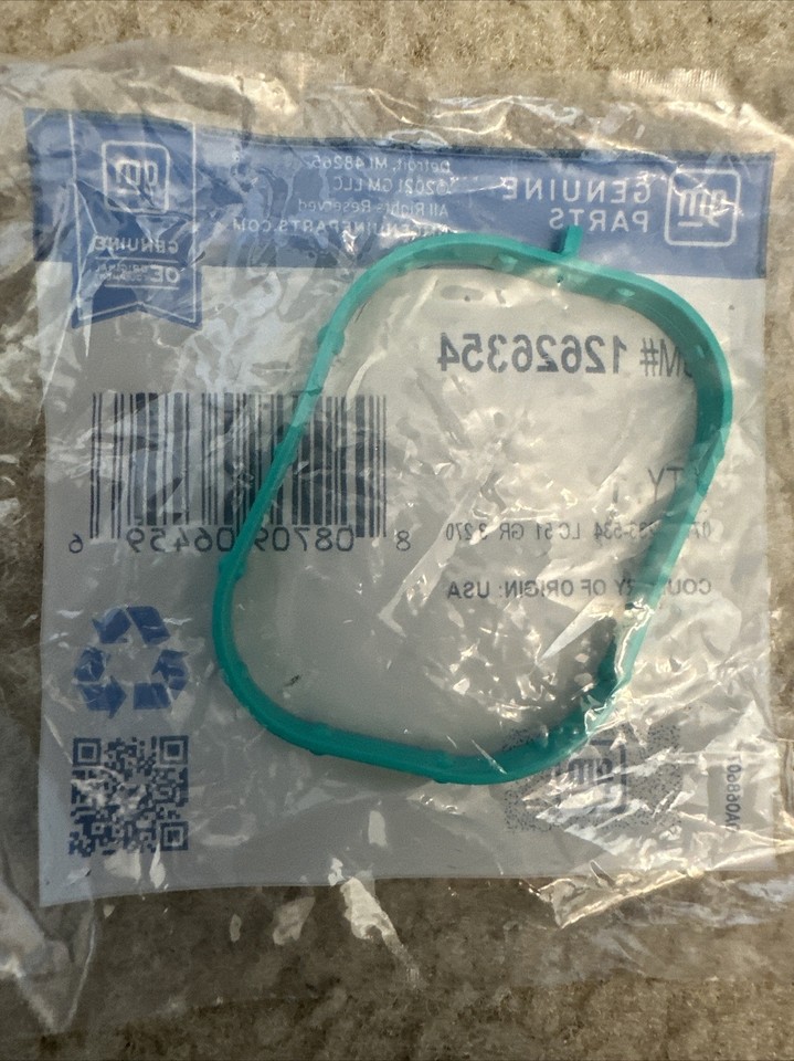 8 New GM 12626354 Intake Manifold Gaskets 2014-2022 Corvette 15-21 ...