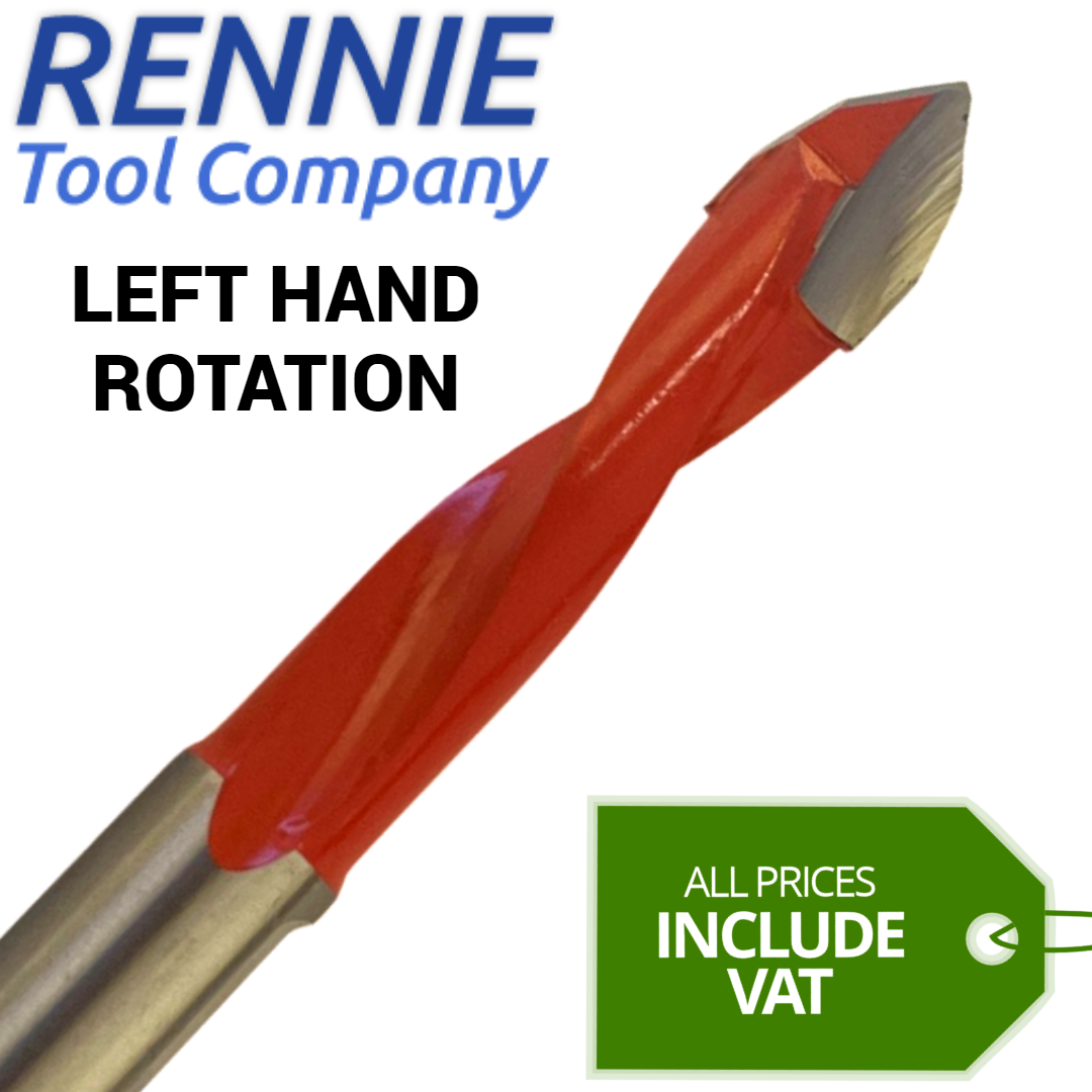 Professional TCT Tipped Dowel Spear Point Drill Bits L/H CNC Router ...