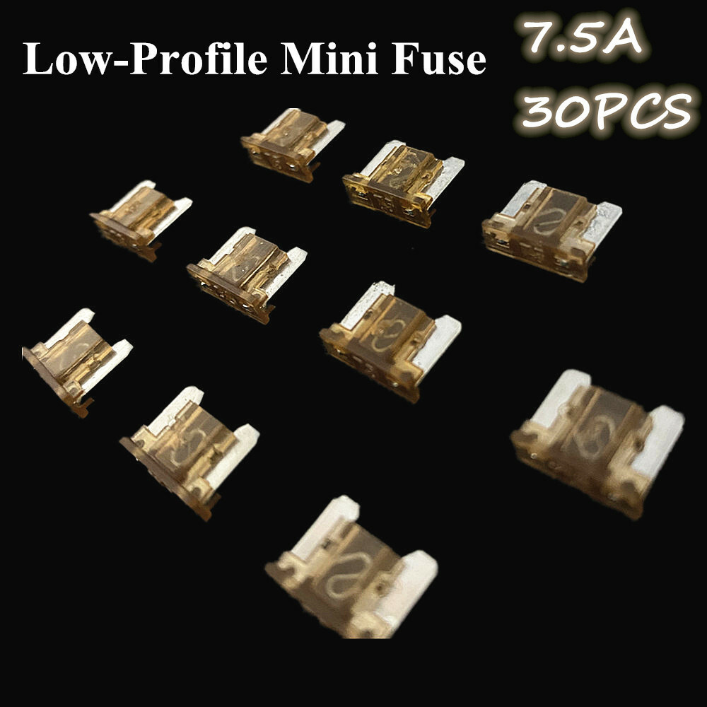 30PCS 7.5A Amp APS Low Profile Mini Micro Blade Fuse Car Auto Truck | eBay