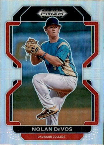 Nolan DeVos 2022 Panini Prizm Draft Picks Silver #PDP163 Astros Rookie ...