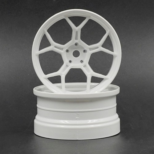 DS Racing Drift Feathery Rim Offset 6mm White Hi Gross For 1/10 RC ...