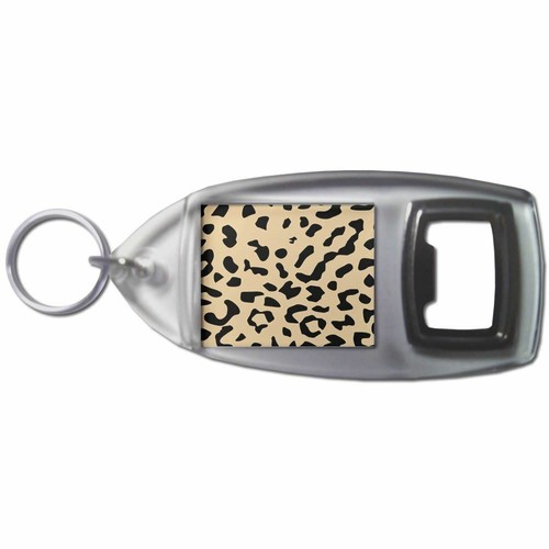 Leopard Print Bottle Opener Key Ring Plastic (97mm x 47mm) | eBay Australia
