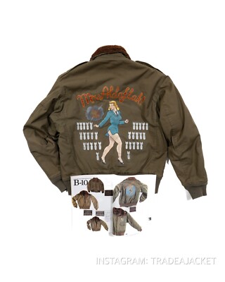 WWII USAAF Type B-10 Jacket 615th Bomb Sq - 401st Bomb Group "MRS ...