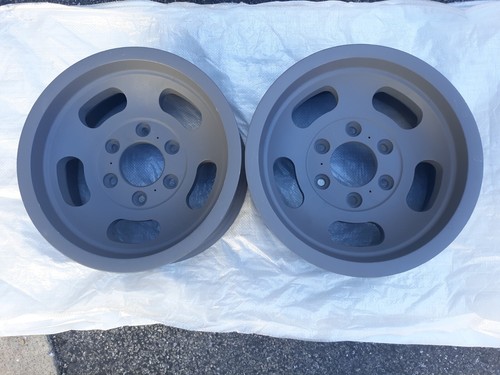 Aluminum Slot Wheels 15x7 6x5.5" Bolt Circle Pair | eBay