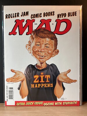 Mad Magazine #382 Zit Happens Cover Modern Age Mag | eBay