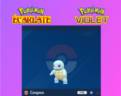 Pokemon CARAPUCE SHINY 6iv ( Pokemon violet / écarlate ) | eBay