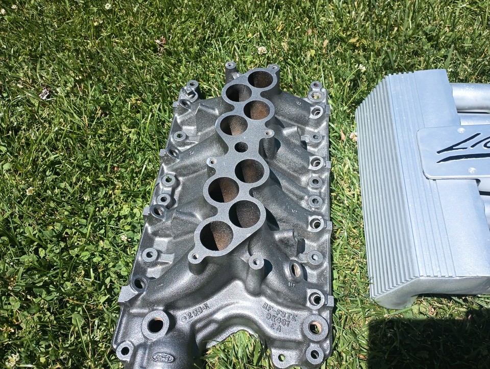 1993-1995 Ford Lightning 5.8L Tubular GT40 Cobra Intake Manifold 351W ...
