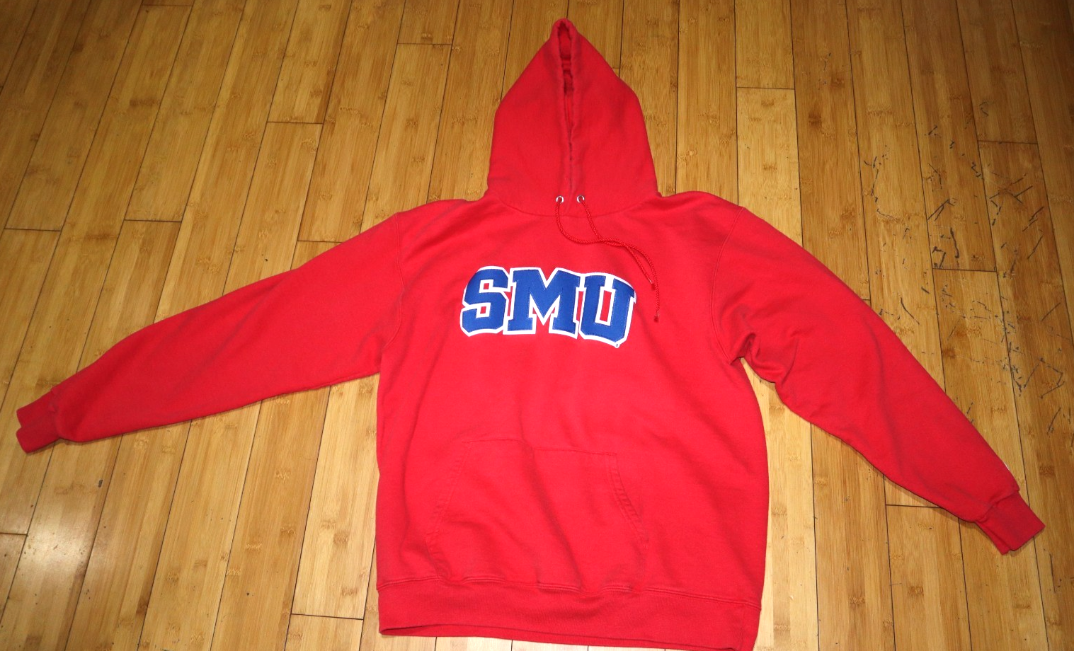 Vintage Champion SMU Southern Methodist Univ. Hoodie Jacket Patched SMU ...