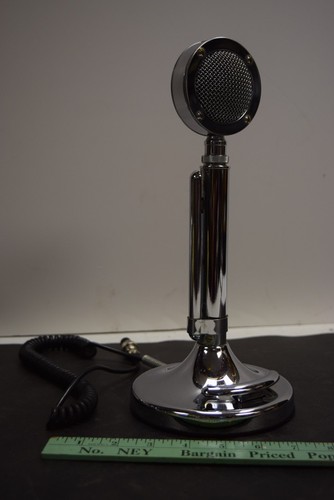 Vintage ASTATIC Silver Eagle D-104 Stand/Desk Microphone w/ 4 Pin Plug | eBay