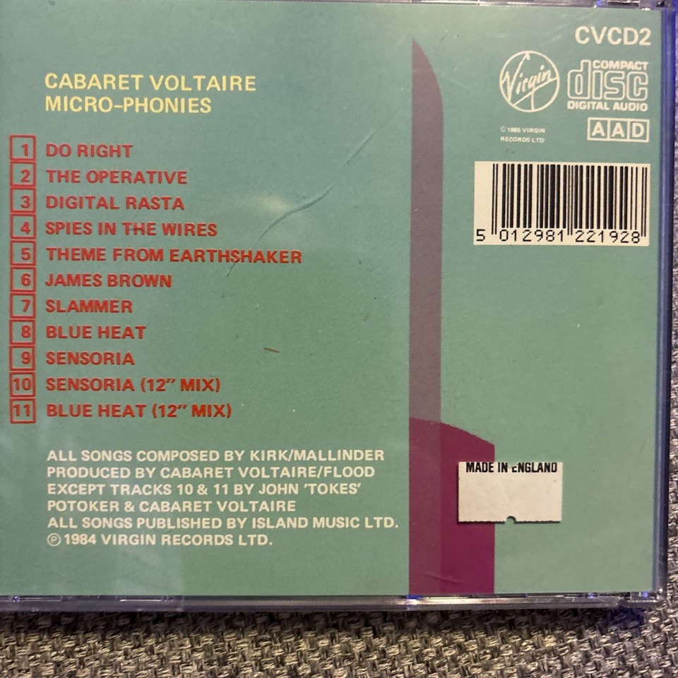 Micro-Phonies - CD Cabaret Voltaire | eBay