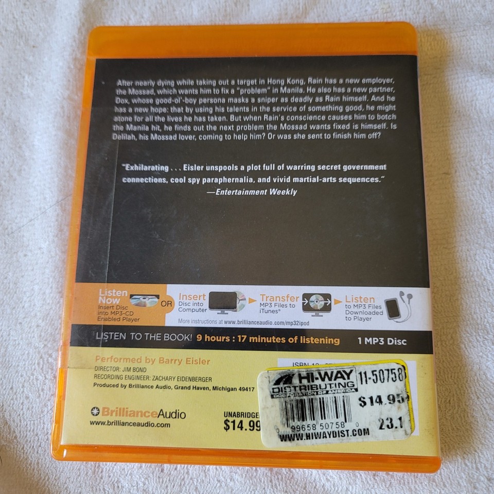 Redemption Games - Audio Book on CD By Barry Eilser - VERY GOOD | eBay