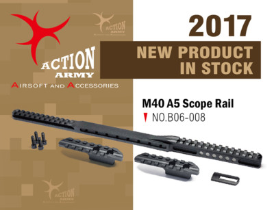 Action Army B06-008 Scope Rail for Tokyo Marui M40A5 (Made in Taiwan ...