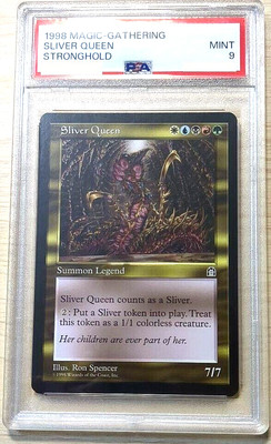 MTG Magic Sliver Queen Stronghold 129/143 Regular Rare PSA 9 | eBay