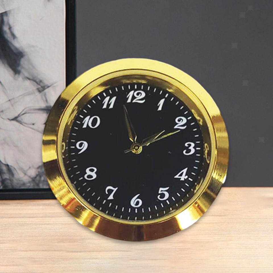 Classic Round Clock Insert Easy to Read Clock Face DIY Replacement for ...