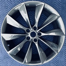2012 - 2016 Tesla Model S 19" 19x8.0j Original Wheel Rim OEM 1024183-00 ...