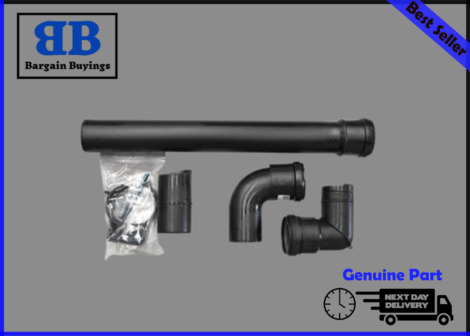 Ideal 208178 High Level Flue Outlet Kit - Black for sale online | eBay UK