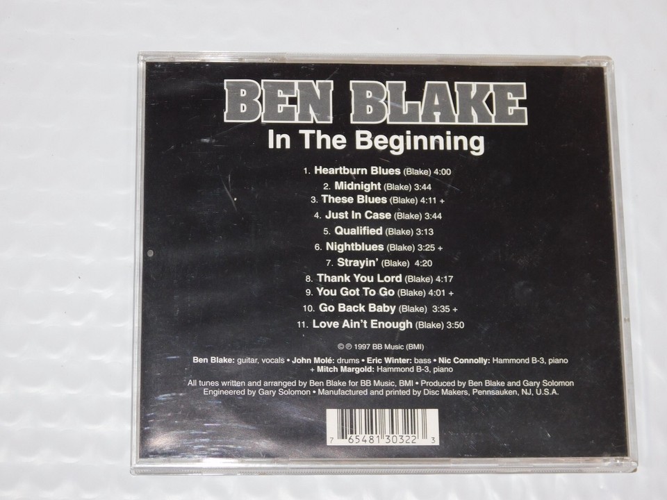 Ben Blake - In The Beginning CD Free Sipping | eBay