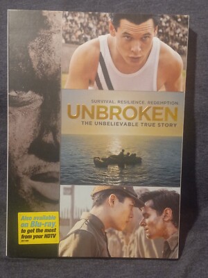 Unbroken (DVD, 2015) W/Slipcover, Brand New Factory Sealed 25192223280 ...