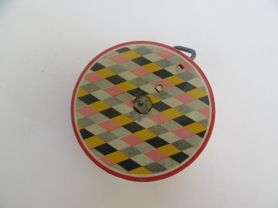 Vintage 1950s S&E Twist Mechanical Dancing Tin Wind Up Dancer Toy w ...