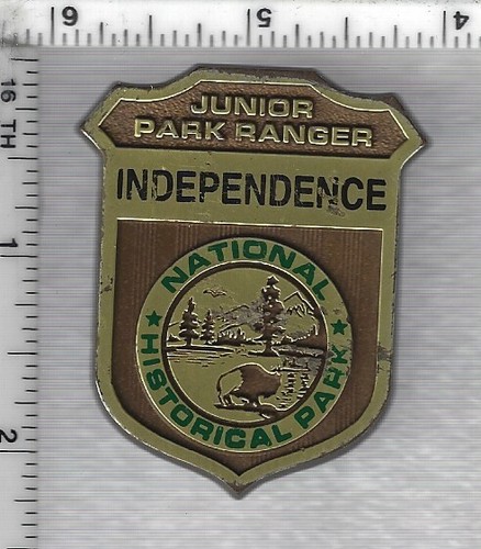 INDEPENDENCE NATIONAL HISTORICAL PARK - Junior Park Ranger (pin broken ...