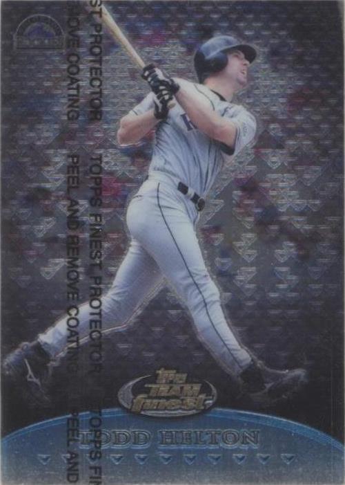 1999 Topps Finest - Team Finest Todd Helton #TF9 Blue /1500 for sale ...