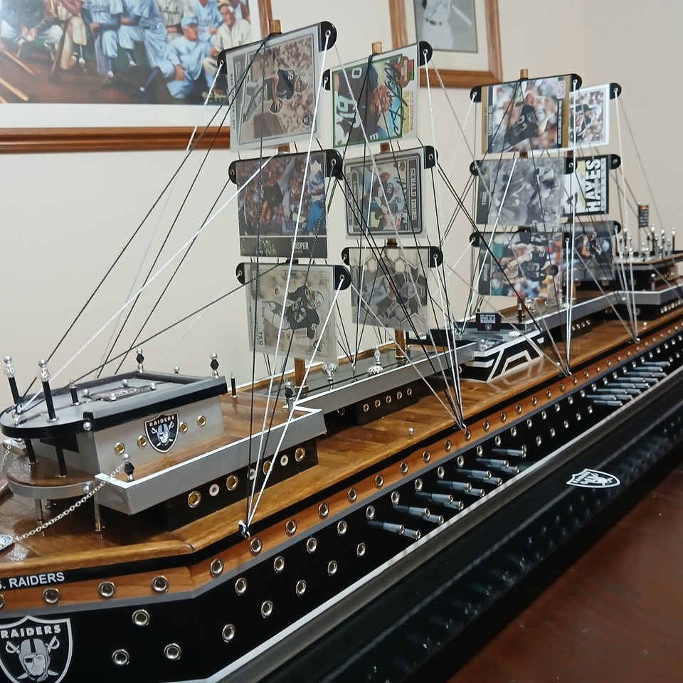 Las Vegas Raiders Championship built to Order wooden ship unique ...