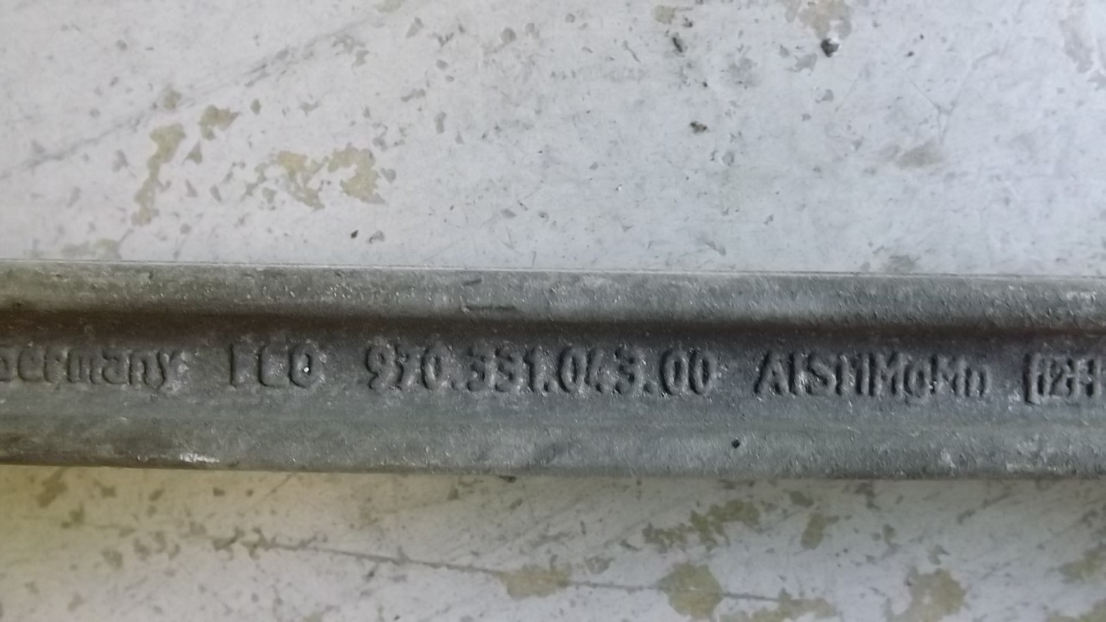 2010 Porsche Panamera Turbo 970 (1) Rear Upper Outer Control Arm ...