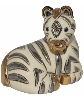 DeRosa Rinconada 3.50" Baby Zebra Laying DER1736B MINT & NEW IN BOX | eBay
