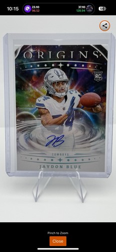 2025 Panini Origins - Jaydon Blue Rookie Auto /99 🔥🔥🔥 Cowboys! | eBay