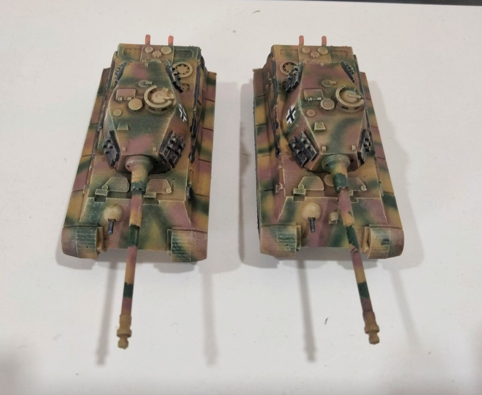 Hand Painted 1/100 Scale Resin Miniature King Tiger German Tank | eBay
