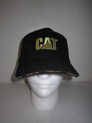 CAT Caterpillar Embroidered VIP Logo Hat Baseball Cap Construction ...