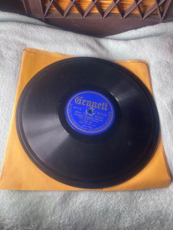 GENNETT Record 78 rpm 4517 FOREVER BLOWING BUBBLES / WHEN YOU SEE ...