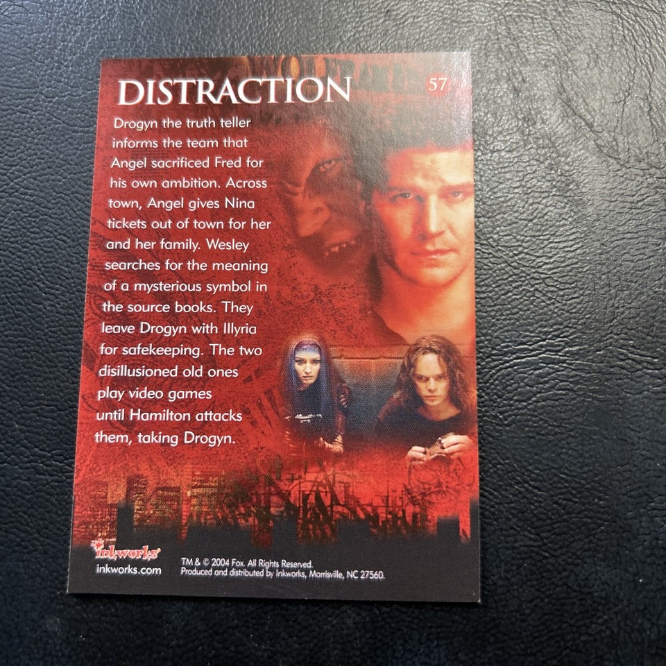 Jb99 Angel Season 5 Five 2004 #57 Distraction Alec Newman Drogyn ...