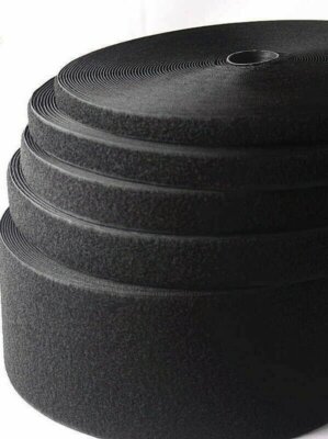 16,20,25,30,50MM BLACK HOOK AND LOOP ALFATEX® BRAND BY Velcro COMPANIES ...