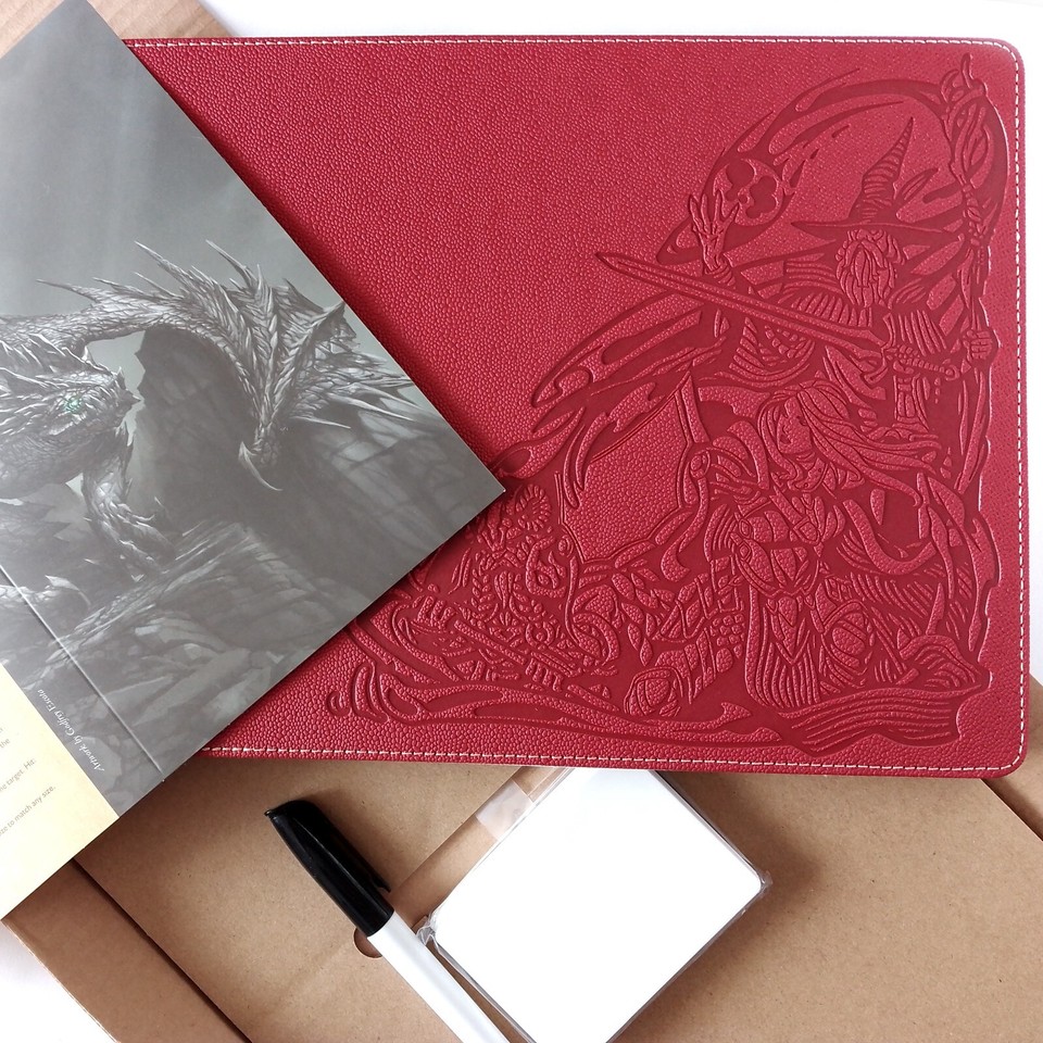 Game Master Screen Red Dragon Shield TTRPG DM Roleplaying Tabletop ...