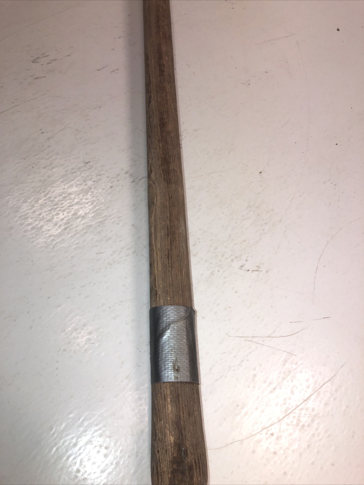 Vintage Weed Grass Trimmer Sling Blade Wood Handle Rustic Sickle Wacker ...