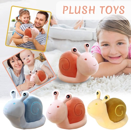 Snails Plush Toy Stuffed Animal Cute Cartoon Soft Doll Pillow Christmas ...