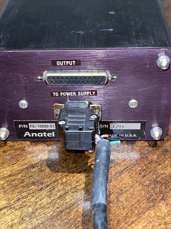 ANATEL A-100 PORTABLE TOTAL ORGANIC CARBON ANALYZER FG/10000-01 | eBay