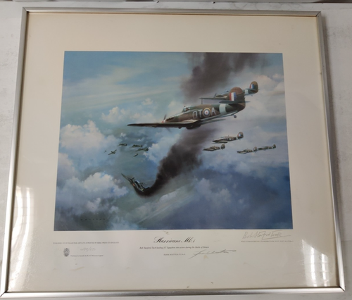 Hurricane Mk.1 Limited Print Signed By Artist Frank Wootton & Wing ...