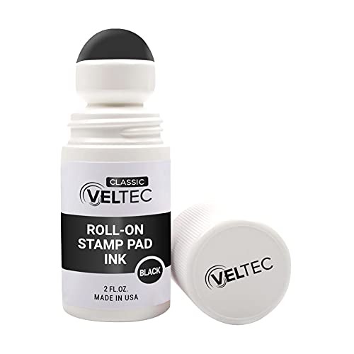 Classic Roll-on Stamp Pad Ink Refill, 2 oz Bottle, Apply to Ink Pad ...