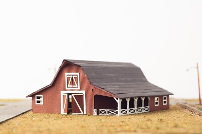 Laser Cut N Scale Stable/Barn | eBay