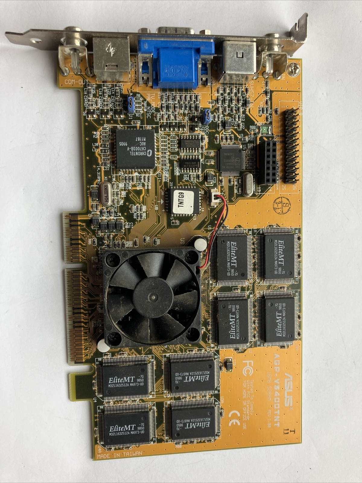 ASUS AGP-V3400TNT VGA computer card