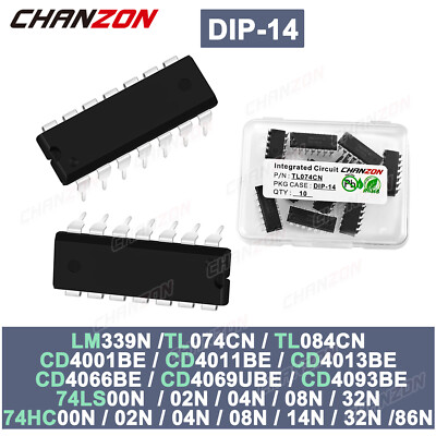 DIP14 LM339 CD4001 CD4011 74LS00 74LS02 74LS08 74LS32 74HC00 74HC14 IC 10 PCS | eBay UK