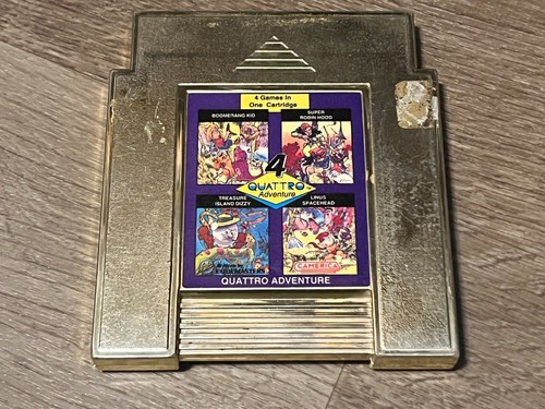 Quattro Adventure Nintendo Nes Cleaned & Tested Authentic | eBay
