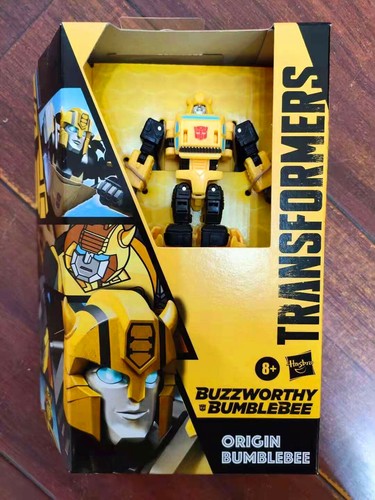 New Transforms Toy Buzzworthy Bumblebee Origin Bumblebee Action Figure ...
