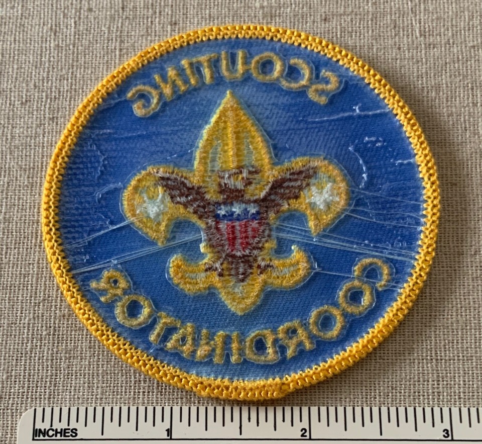 Vintage SCOUTING COORDINATOR Boy Scout Position PATCH BSA Uniform Badge ...